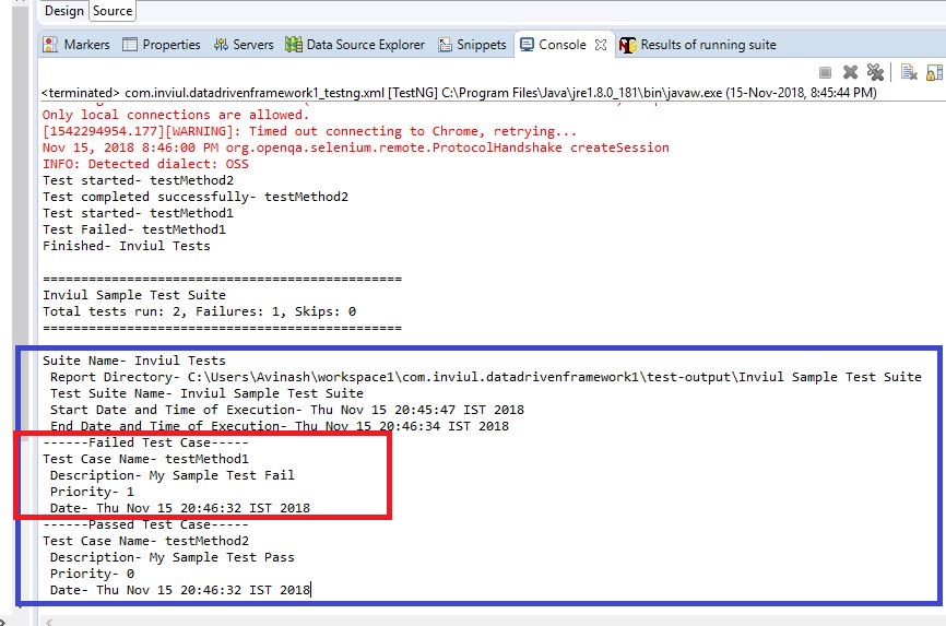 How To Create Custom Testng Report In Selenium With Ireporter Inviul