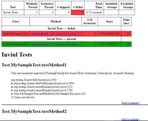 How To Create Custom TestNG Report In Selenium With IReporter? | Inviul